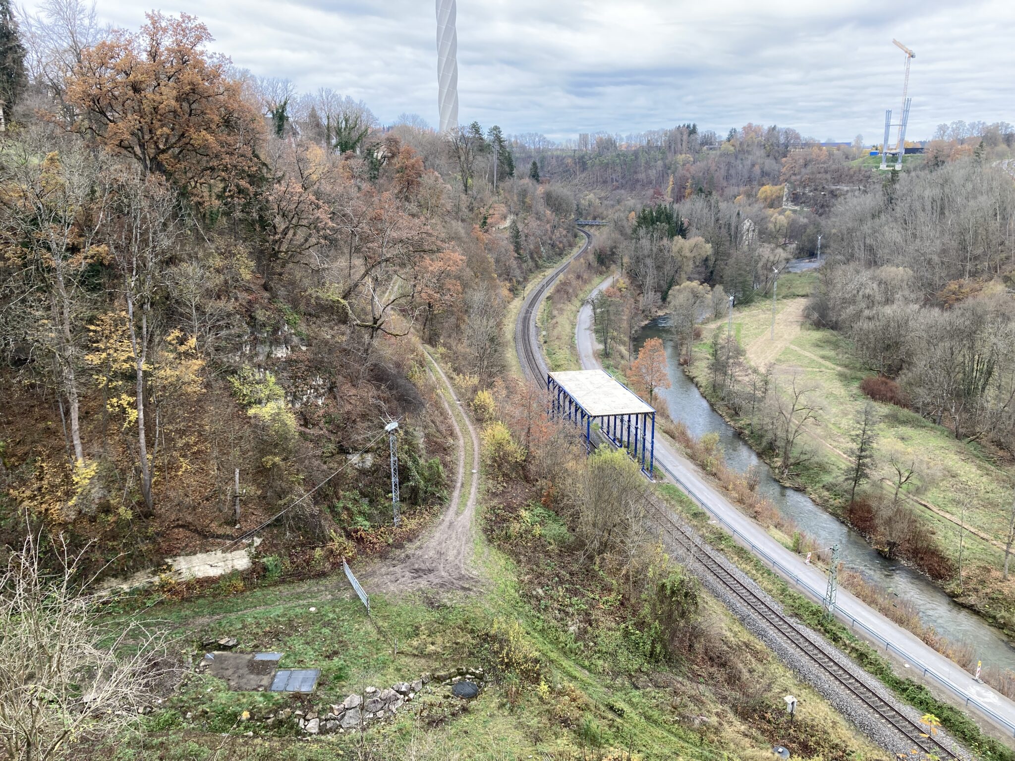 Bau der Hängebrücke Rottweil: Baufortschritt in Bildern - Visit ...