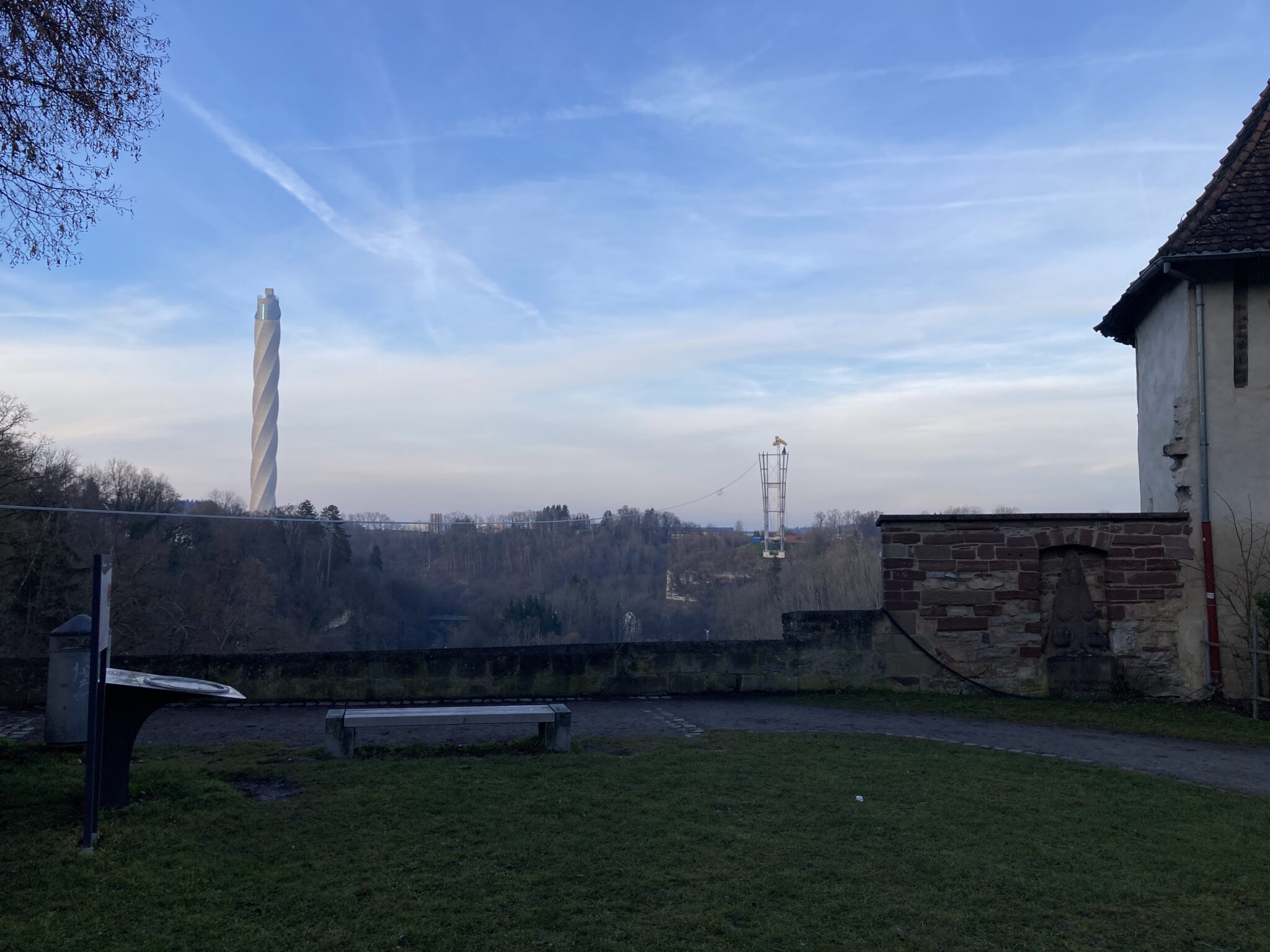 Bau der Hängebrücke Rottweil: Baufortschritt in Bildern - Visit ...