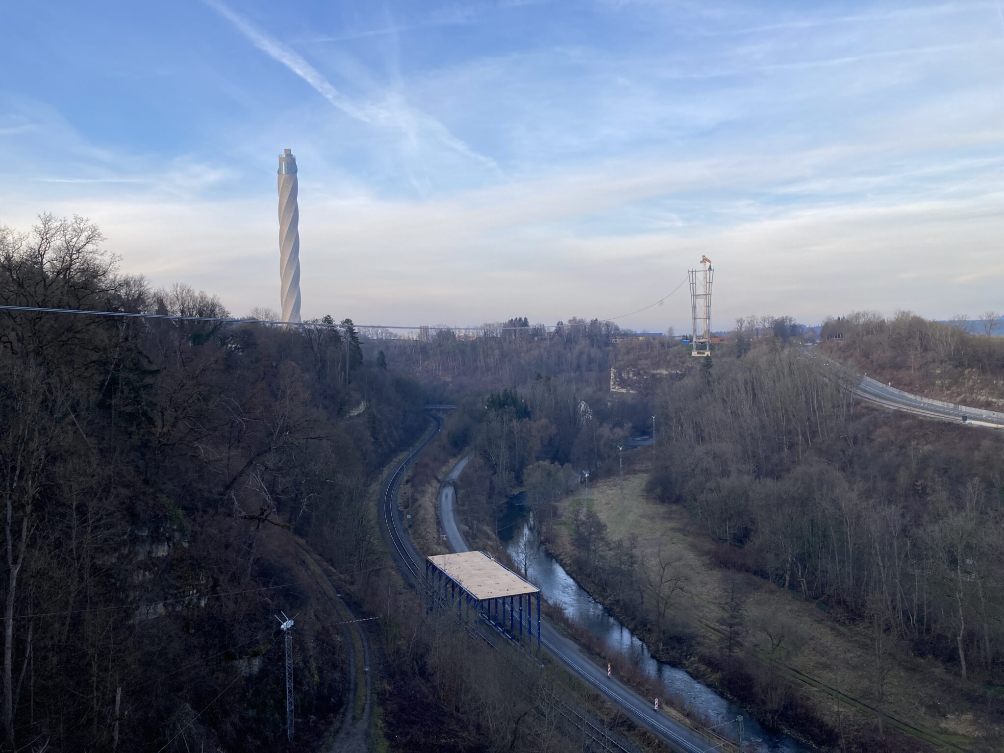 Bau der Hängebrücke Rottweil: Baufortschritt in Bildern - Visit ...