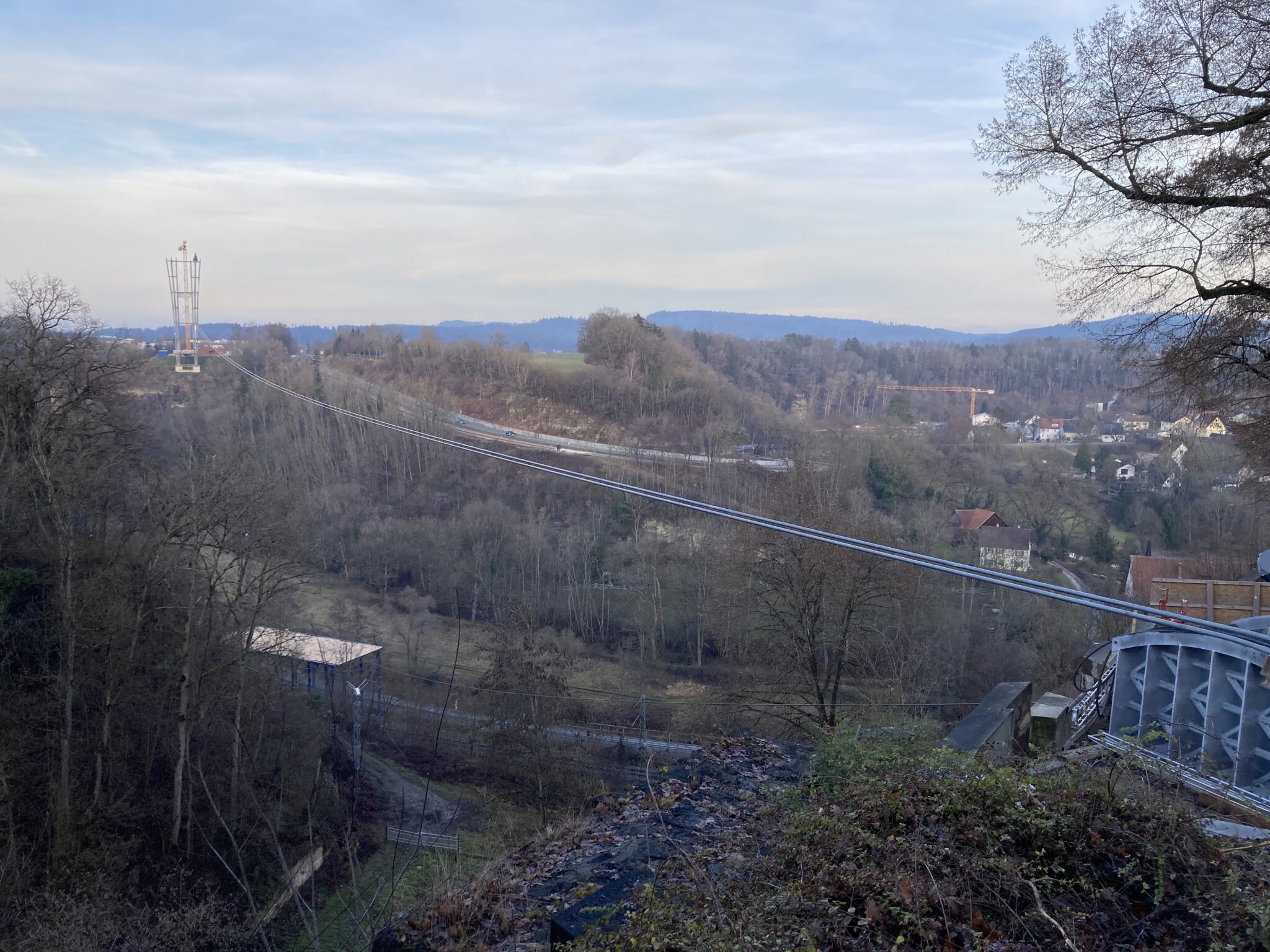 Bau der Hängebrücke Rottweil: Baufortschritt in Bildern - Visit ...
