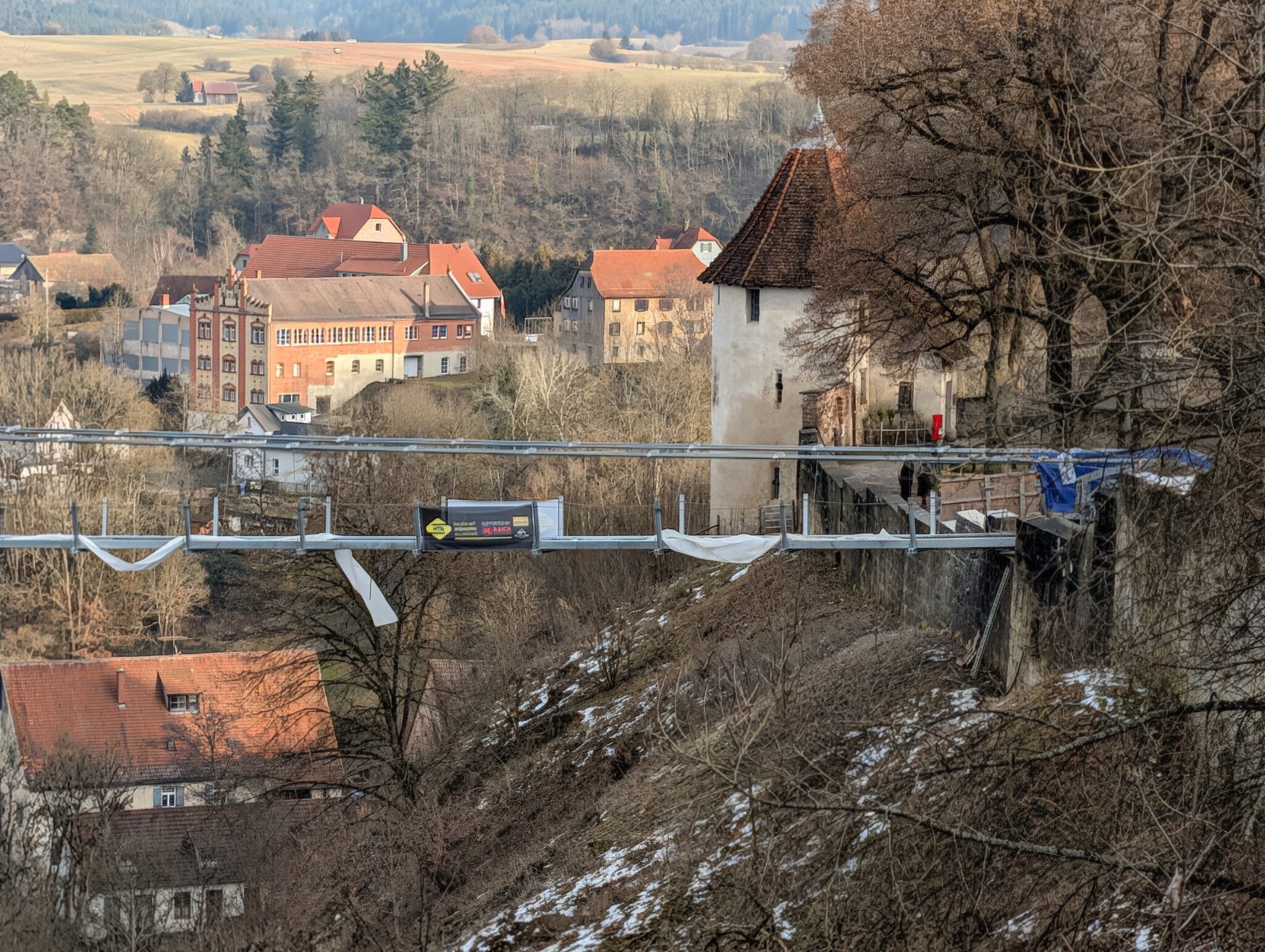 Bau der Hängebrücke Rottweil: Baufortschritt in Bildern - Visit ...